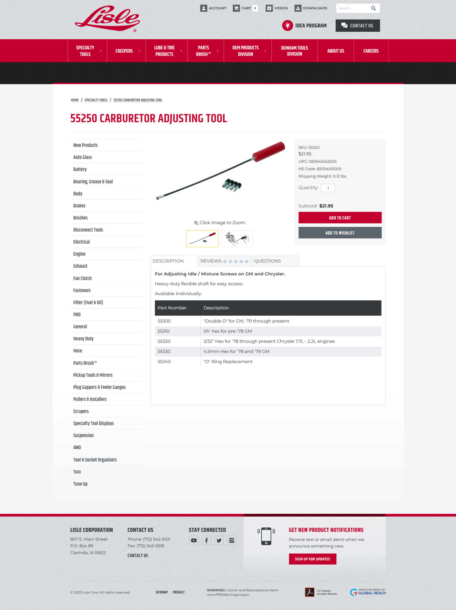 Quadrajet Carb adjustment tool - Double D screwdriver? - CorvetteForum ...