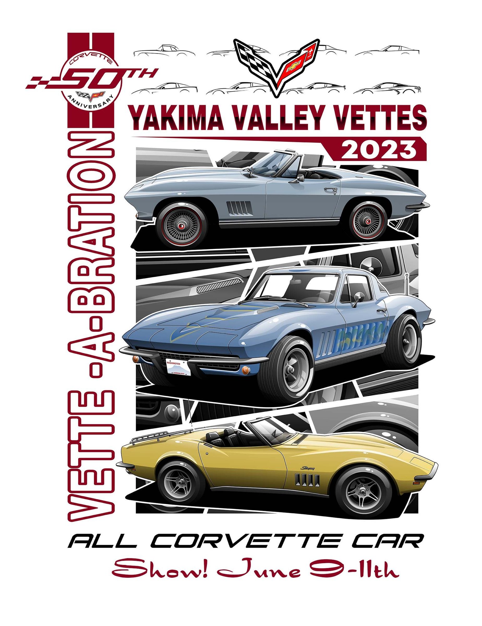 2023 50th Vette-A-Bration June 9-11 Yakima - CorvetteForum - Chevrolet ...