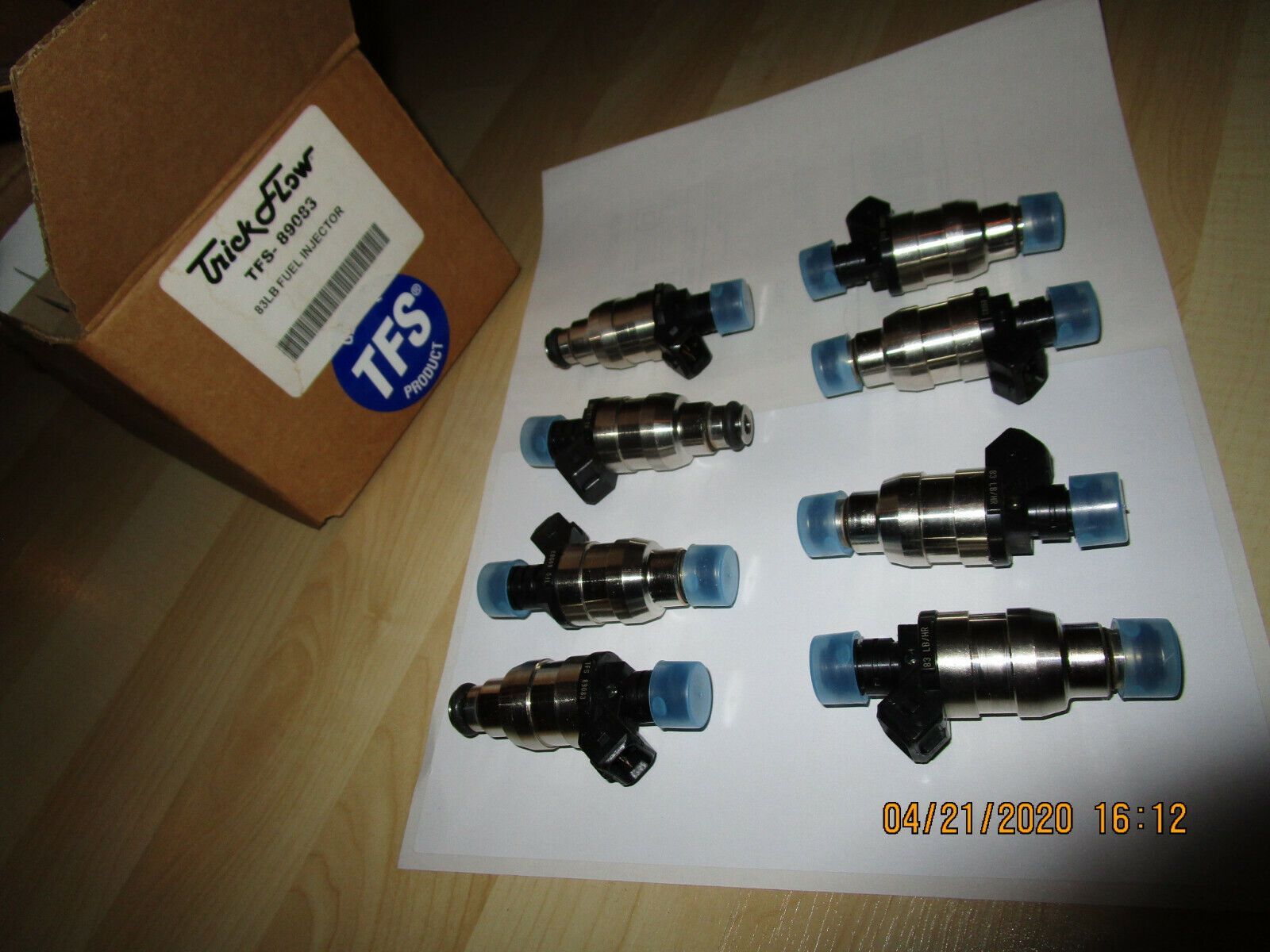 FS (For Sale) 8x Trick Flow TFS 83 lb/hr Fuel Injectors part# 89083 LOW ...