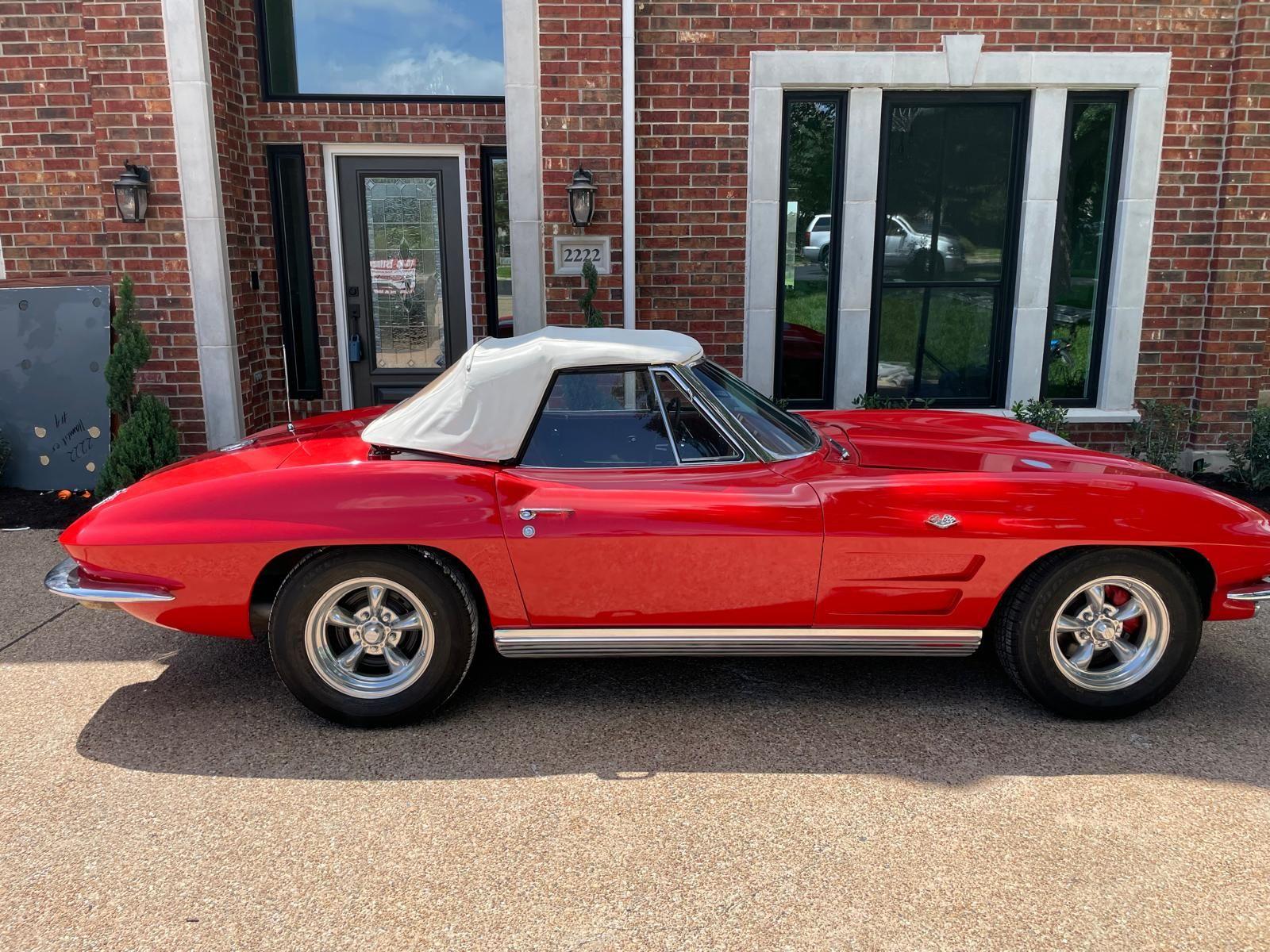 FS (For Sale) F/S 64 red convertible - CorvetteForum - Chevrolet ...