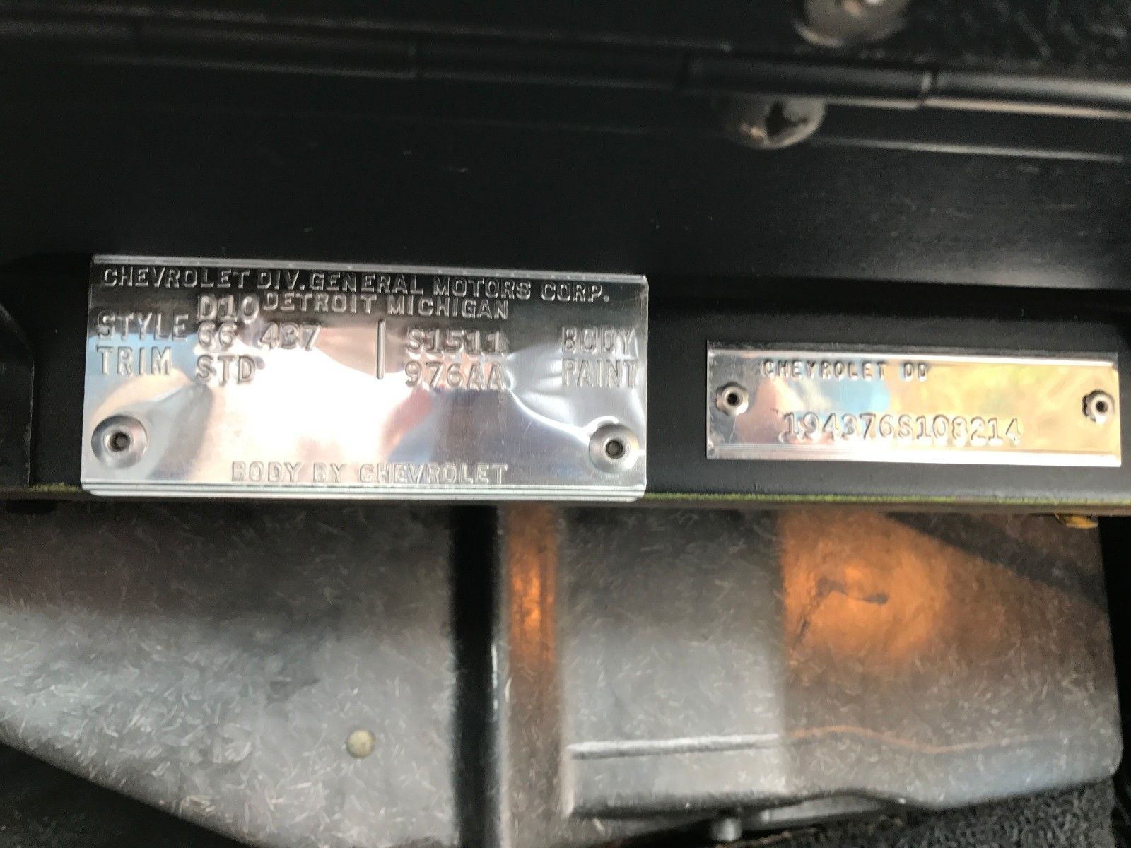 opinions on this trim tag - CorvetteForum - Chevrolet Corvette Forum ...