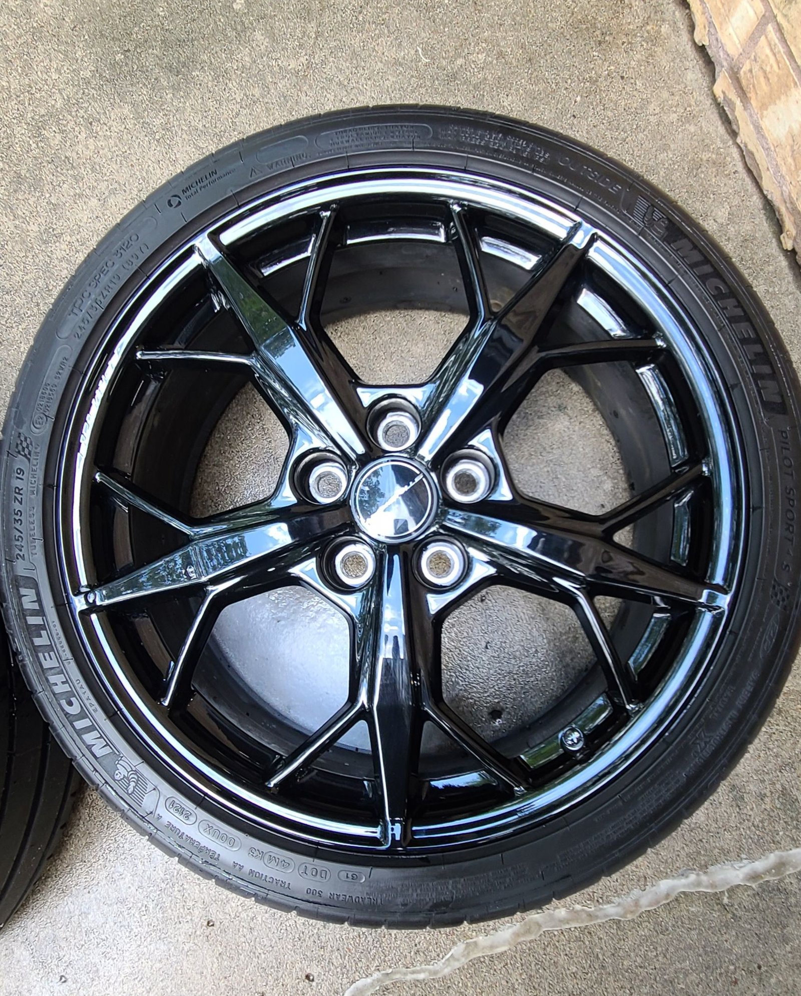 FS (For Sale) Full set oem Trident Black wheels - CorvetteForum ...