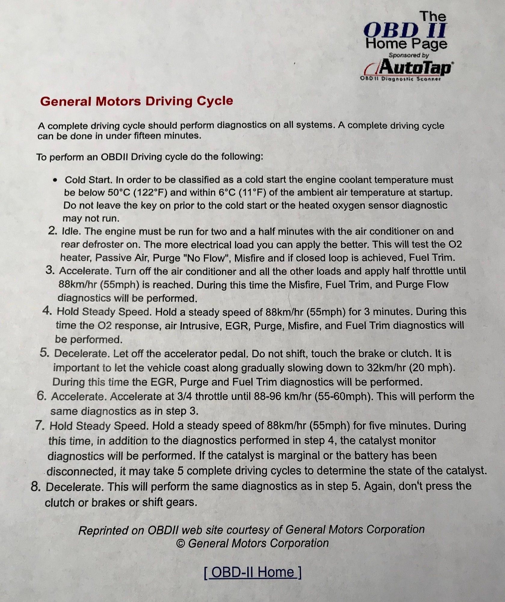 Drive cycles won't reset...283 miles on car since start - Page 2 ...