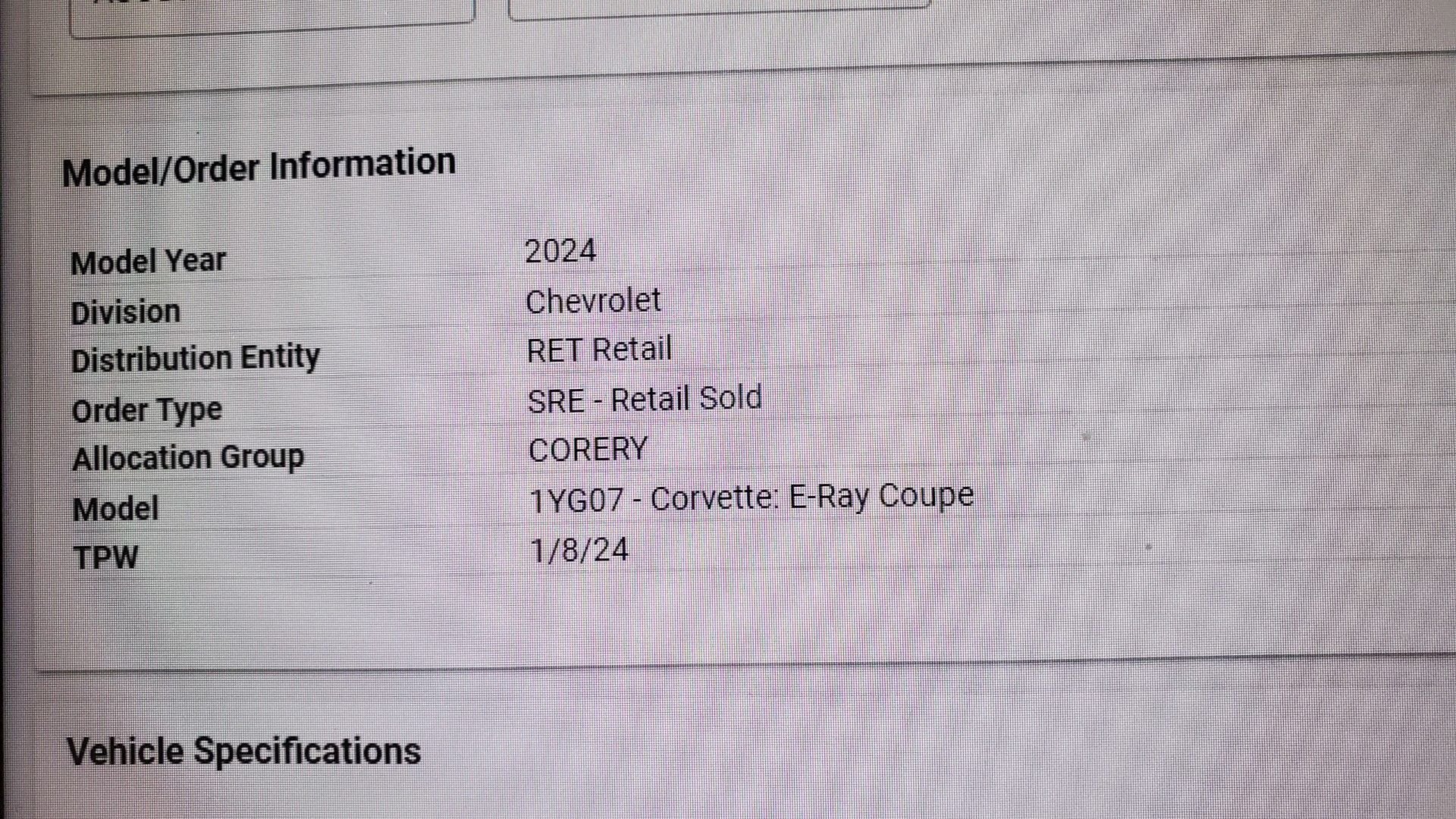 According to GM Authority ERay Production Started - CorvetteForum ...