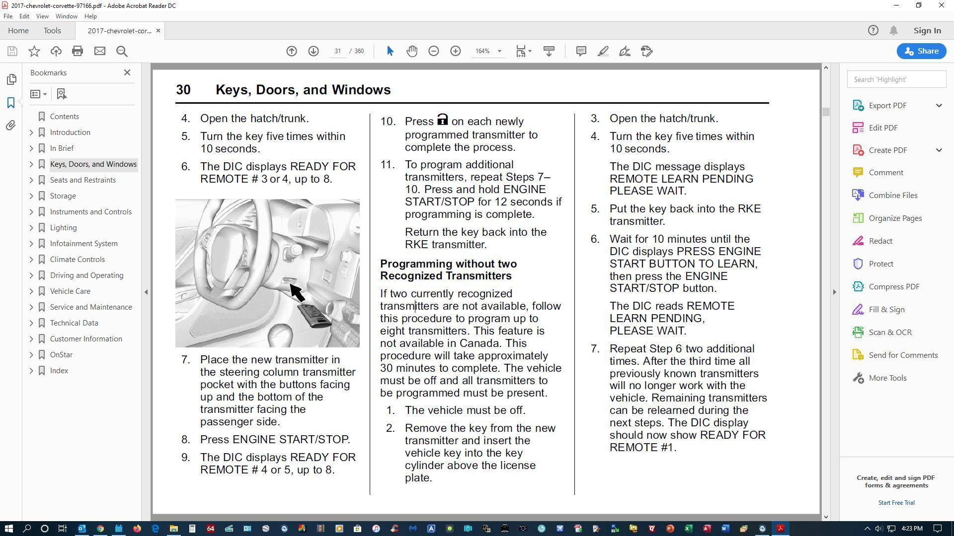 C7 Z06 one key fob - CorvetteForum - Chevrolet Corvette Forum Discussion