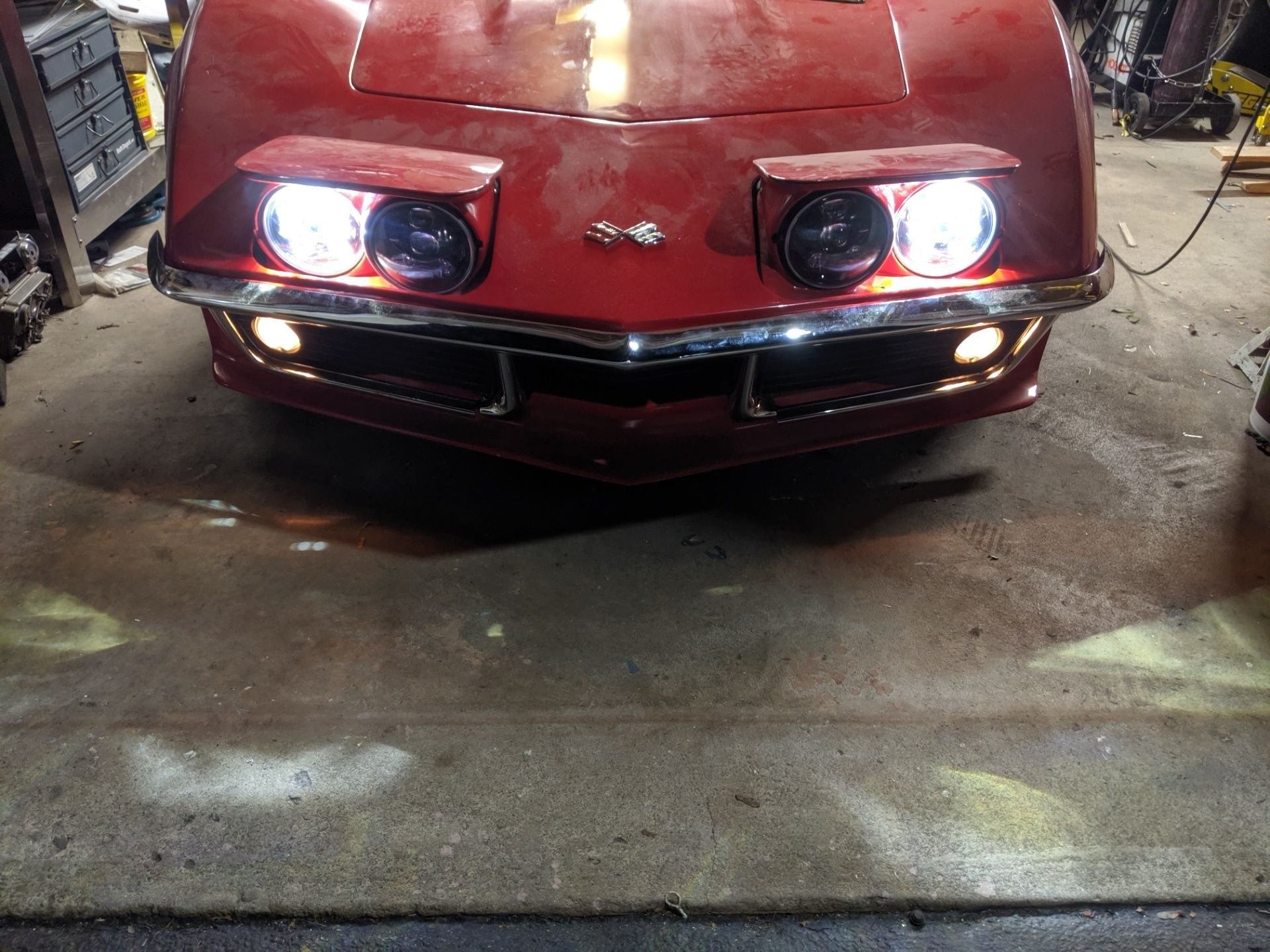 My C3 LED headlight upgrade. - CorvetteForum - Chevrolet Corvette Forum ...