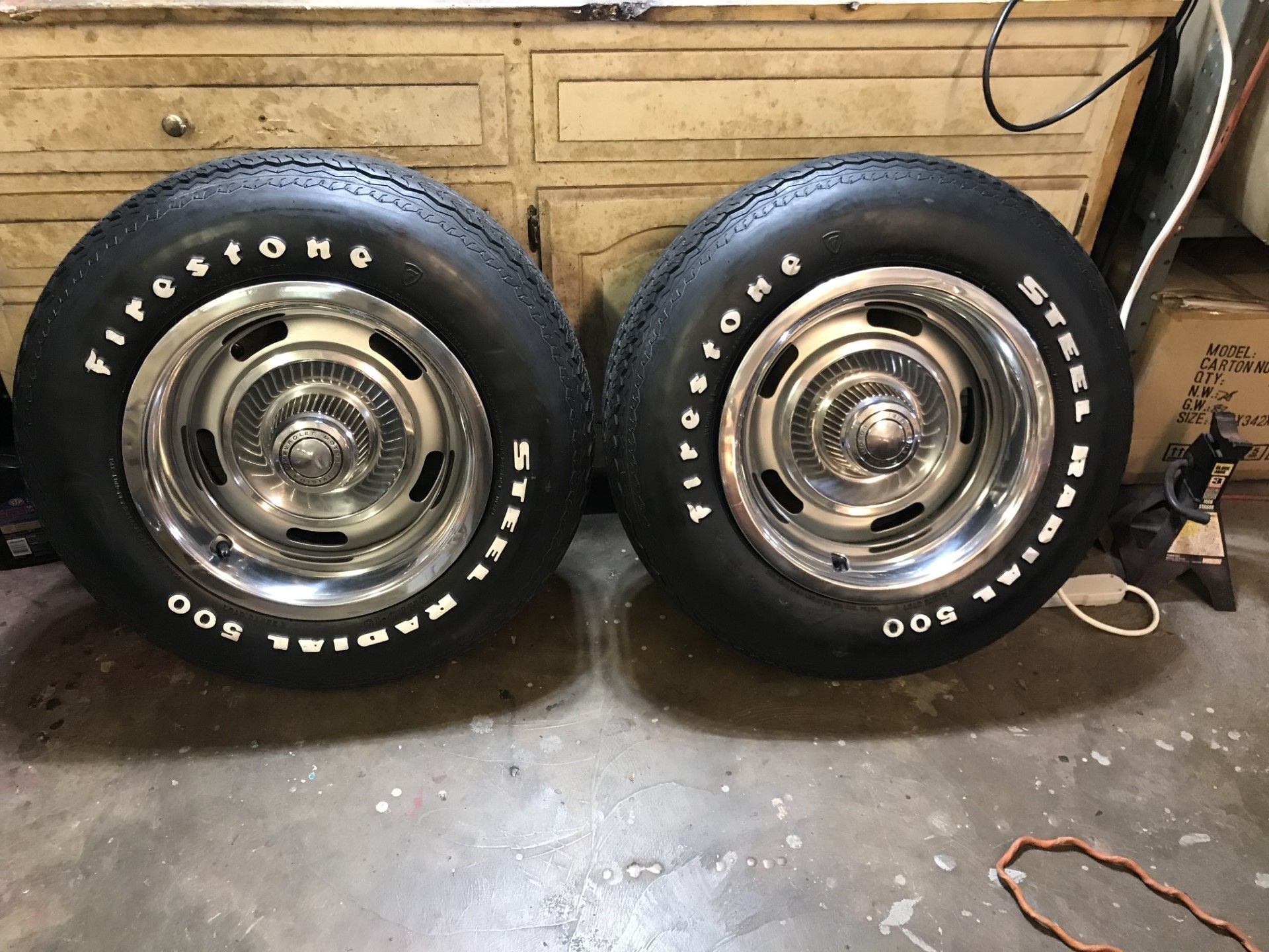 FS (For Sale) 5 Firestone 500 Steel Belted Radial GR70-15 Tires NCRS+ ...