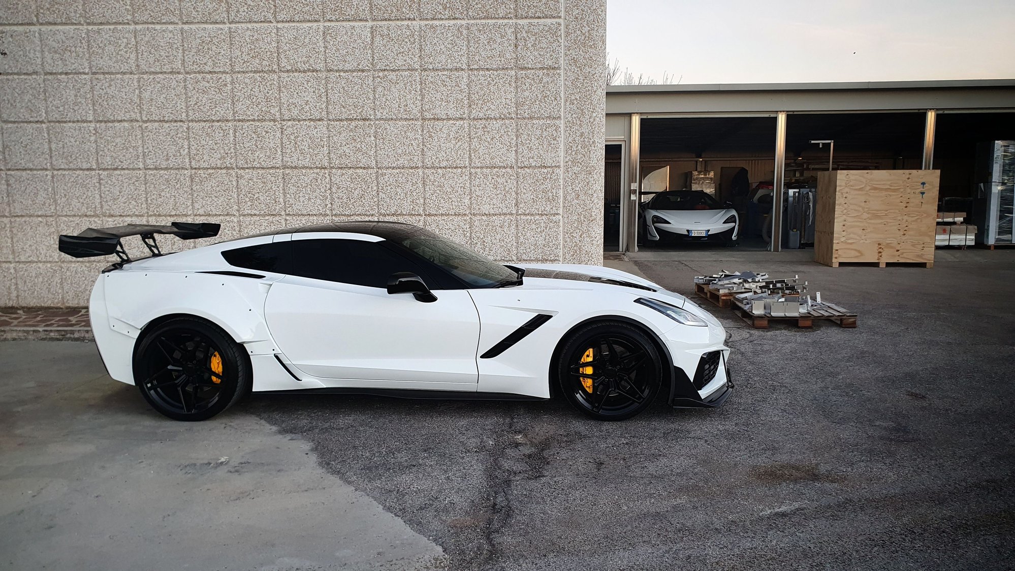My C7 getting a full repainting (color change) - CorvetteForum ...