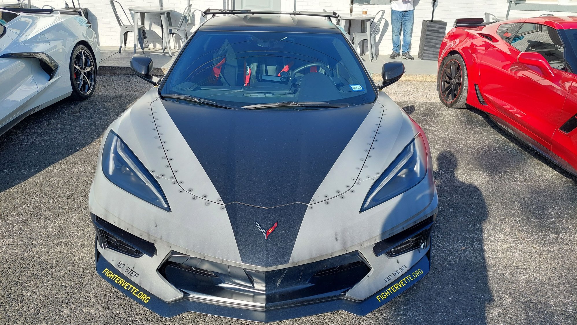 Fighter Vette C8 here at TCA open car show - CorvetteForum - Chevrolet ...