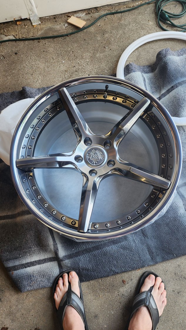 FS (For Sale) KRNC Forged 2 piece wheels Brand New - CorvetteForum ...