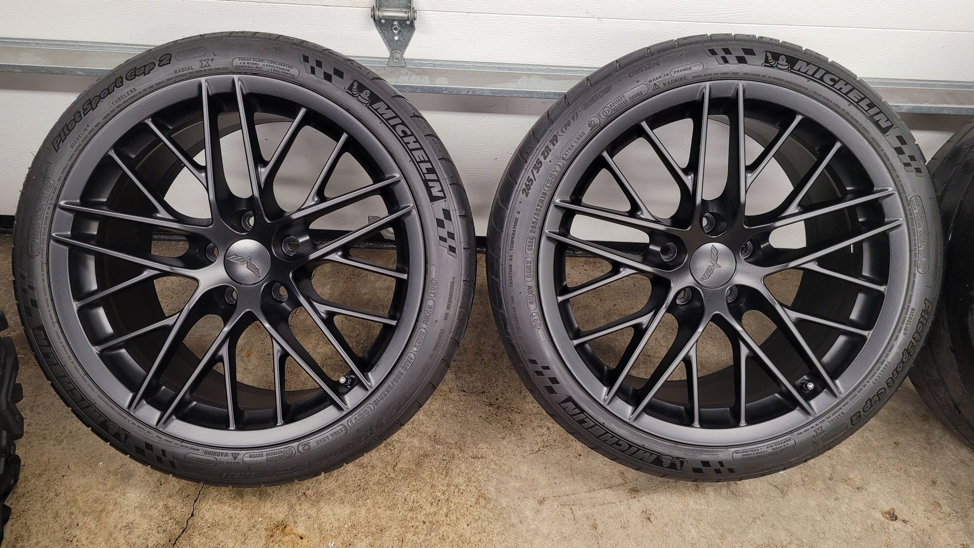 FS (For Sale) OEM 2012 ZR1 19x10 & 20x12 Factory Speedline Rims Satin ...