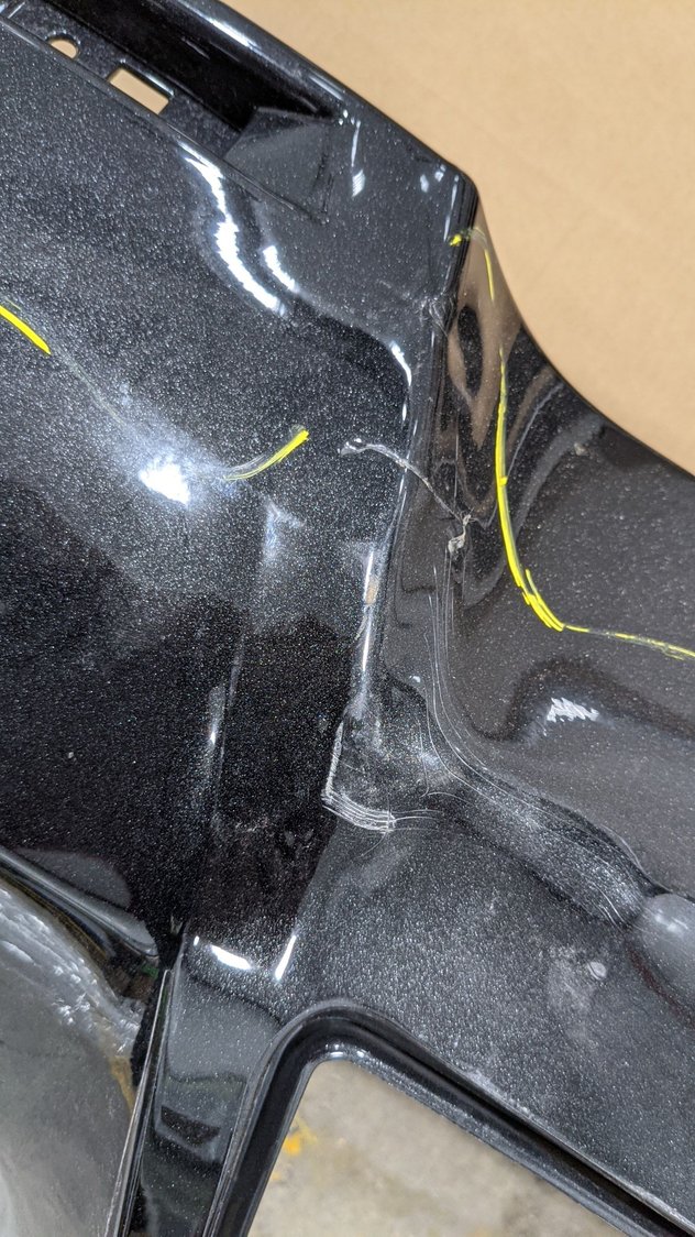 FS (For Sale) GM Rear Lower Fascia Bumper Cover with dent damage, GM ...