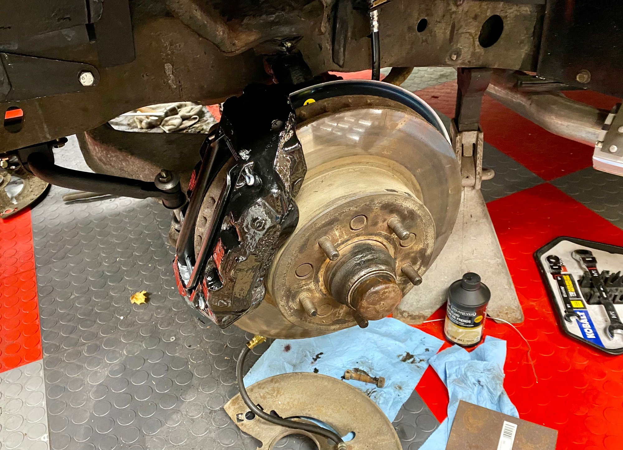 Caliper Protrusion from Mount Face - CorvetteForum - Chevrolet Corvette ...