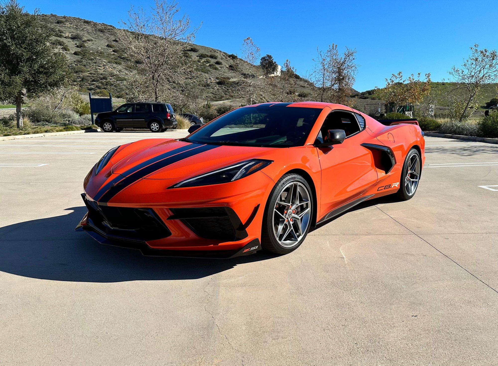 My C8 delivery day!! Amplify Orange 2LT Coupe! - CorvetteForum ...