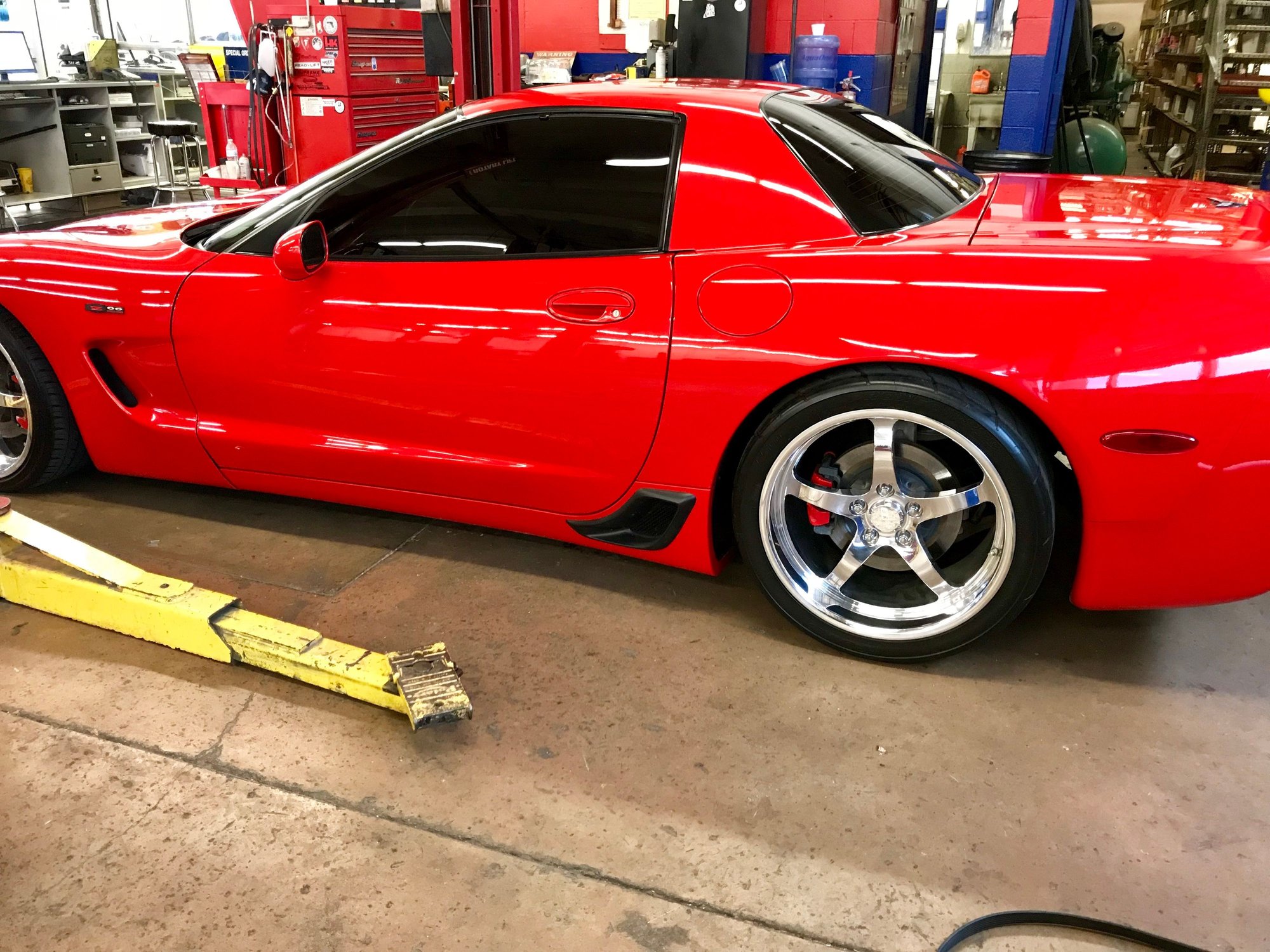 FS (For Sale) mint torch red blown c5z on CCWs Texas - CorvetteForum ...