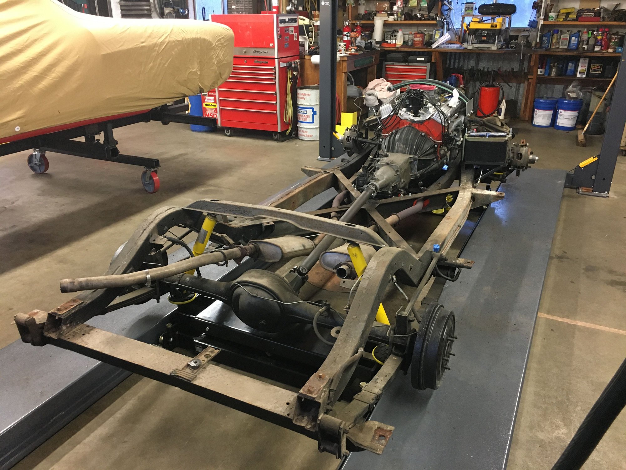 C1 Finally started the frame replacement. - CorvetteForum - Chevrolet ...