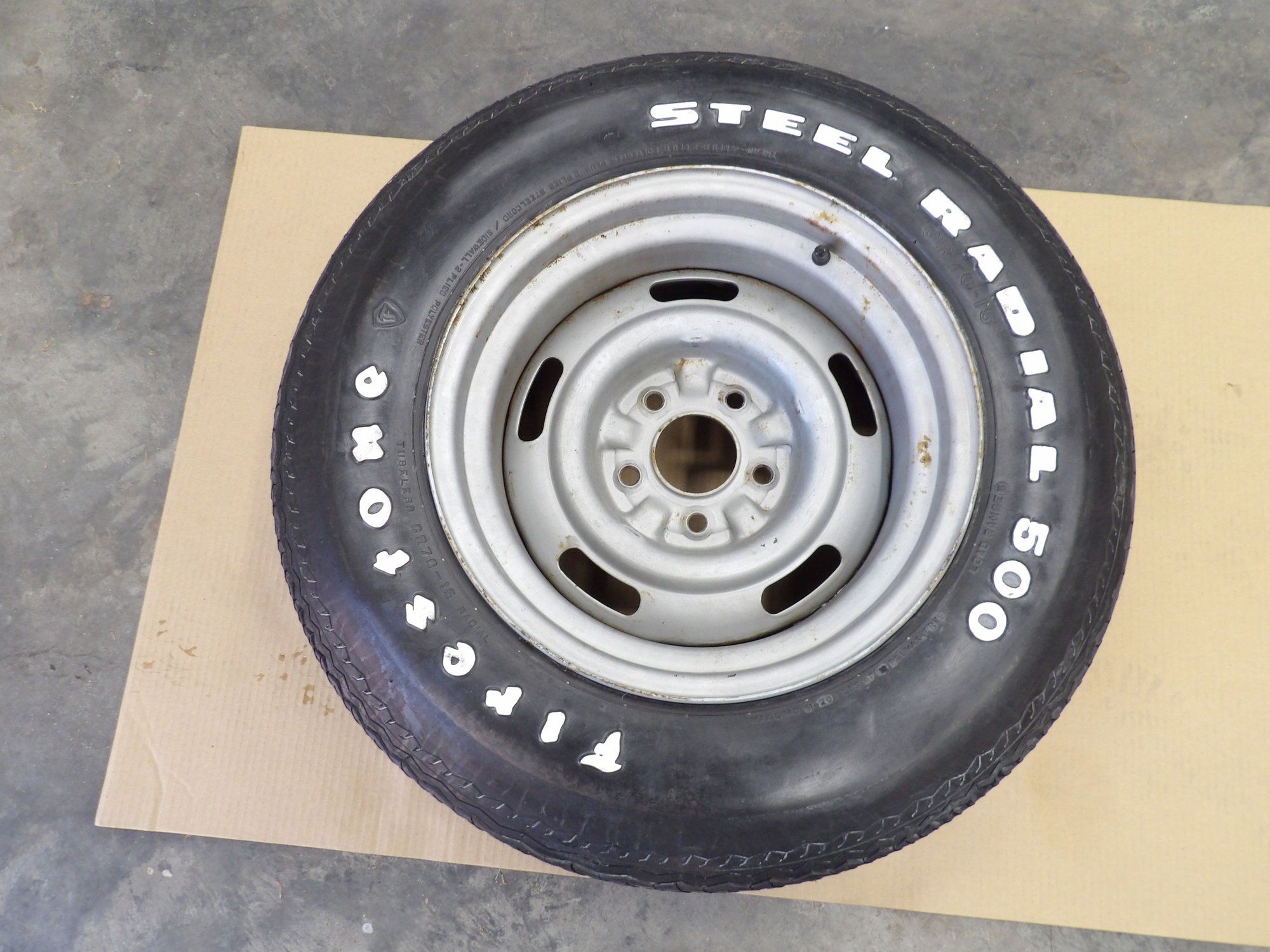 FS (For Sale) Firestone Steel Radial 500 on Corvette Rally Wheel - CorvetteForum - Chevrolet ...