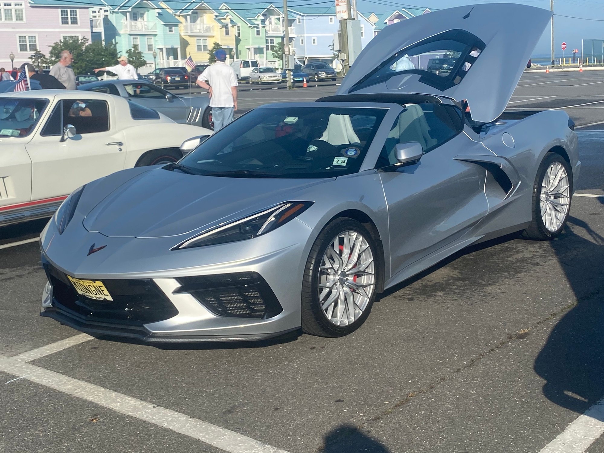 2020 C8 in Blade Silver with cool grey interior 1200 miles 99k2LT non ...