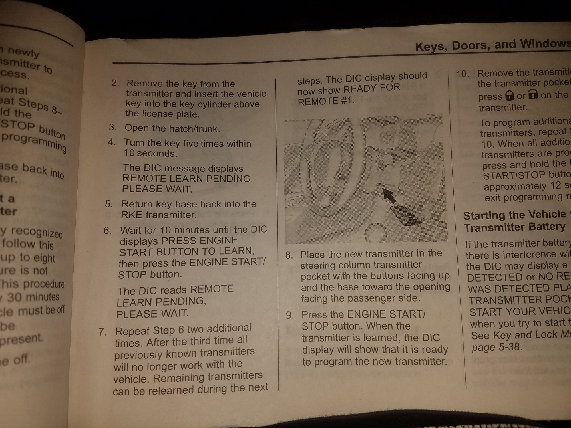 Key FOB programming to car - CorvetteForum - Chevrolet Corvette Forum ...