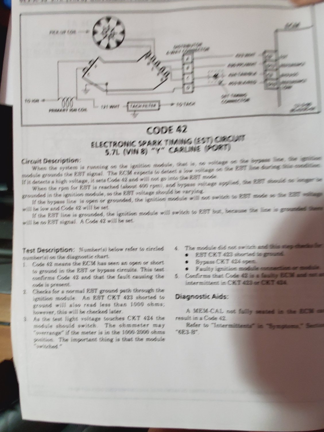 1991 L98 Code 42 & 53 FSM code chart - CorvetteForum - Chevrolet ...