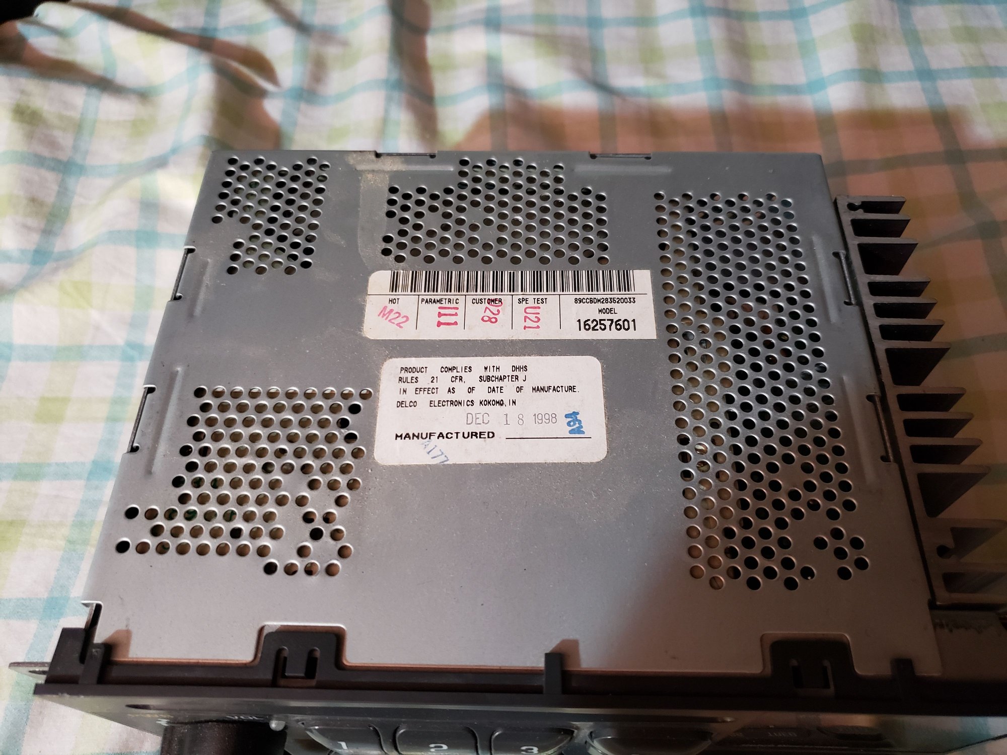 FS (For Sale) 1999 C5 Bose stereo (complete) - CorvetteForum ...