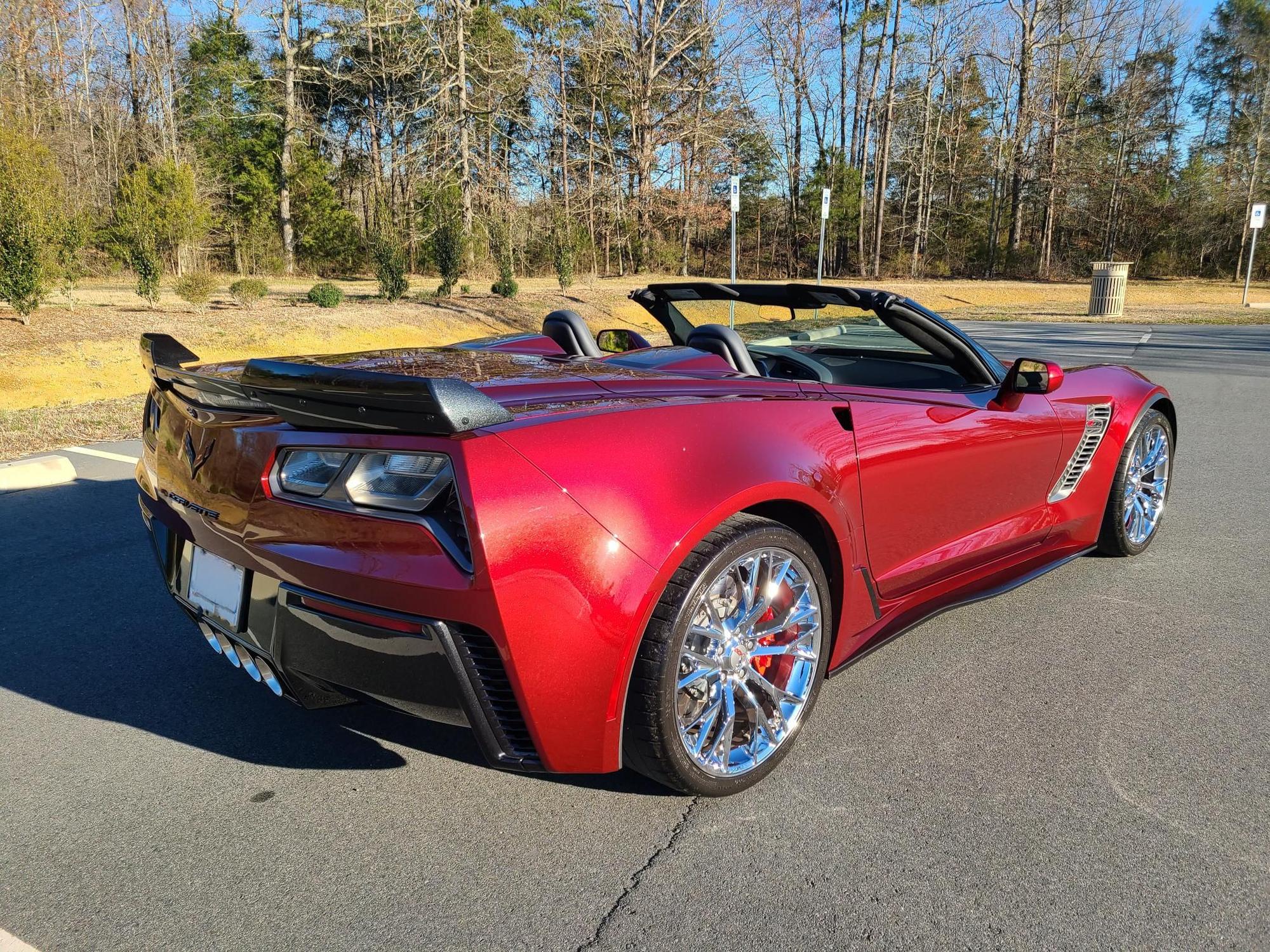FS (For Sale) 2017 C7 Z06 Convertible LT4 8A 3LZ Long Beach Red Metallic Tintcoat 10,300mi ...