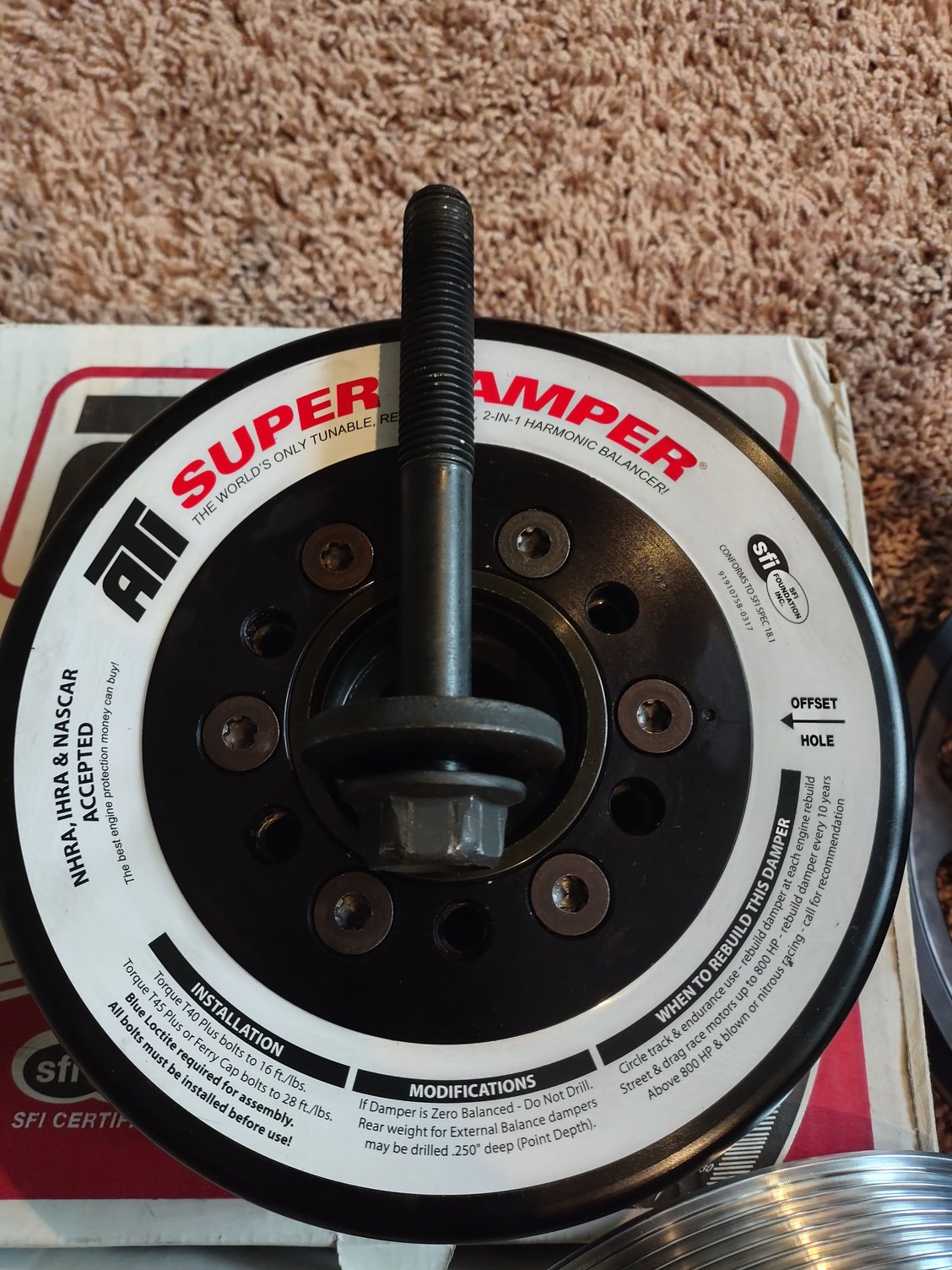 FS (For Sale) Ati balancer with 15% pulley amd stock pulley with 2 ...