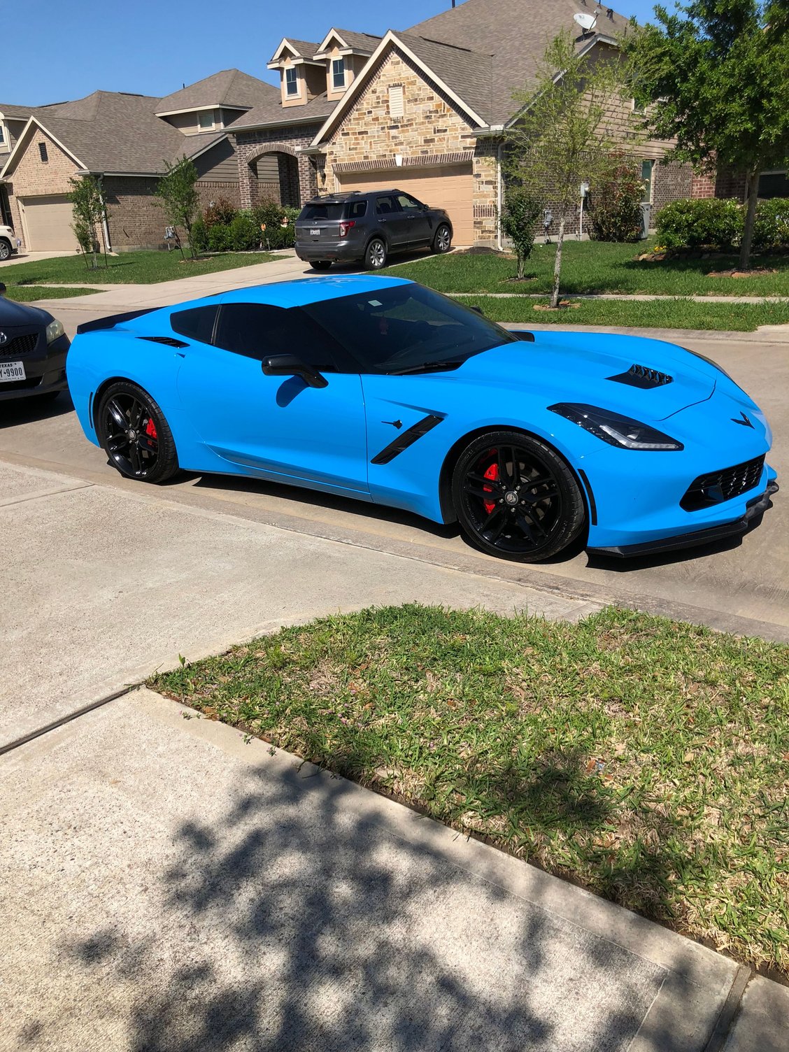 FS (For Sale) 2015 C7 Corvette, 2LT, A8 (Gloss Light Blue wrapped ...