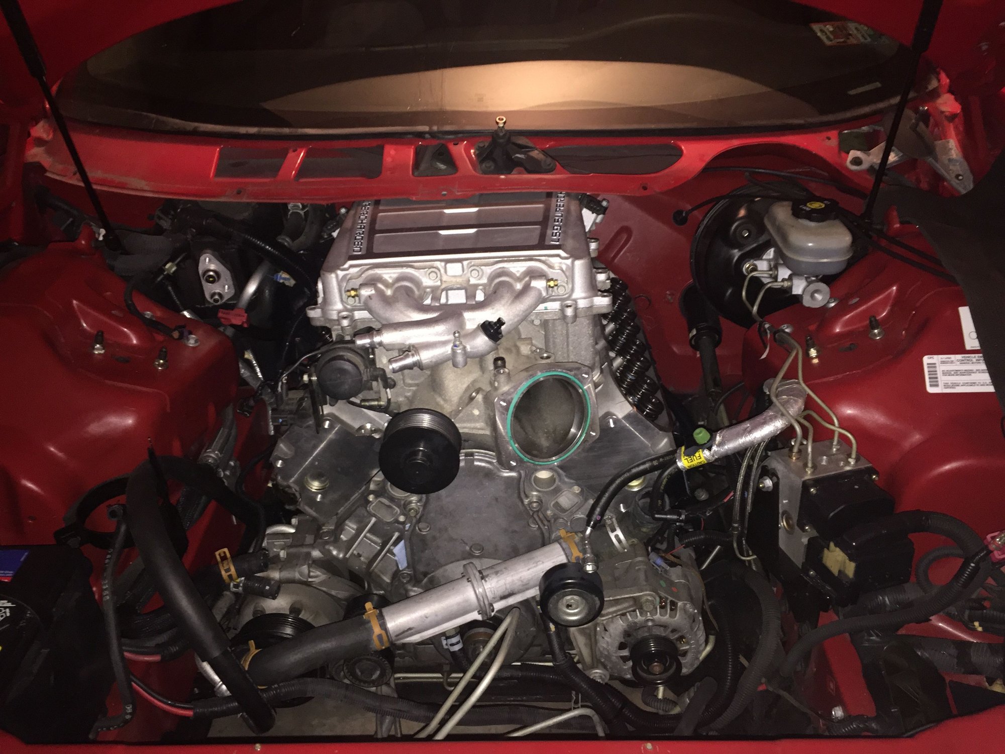 FS (For Sale) Ls9 supercharger lid with bricks - CorvetteForum ...