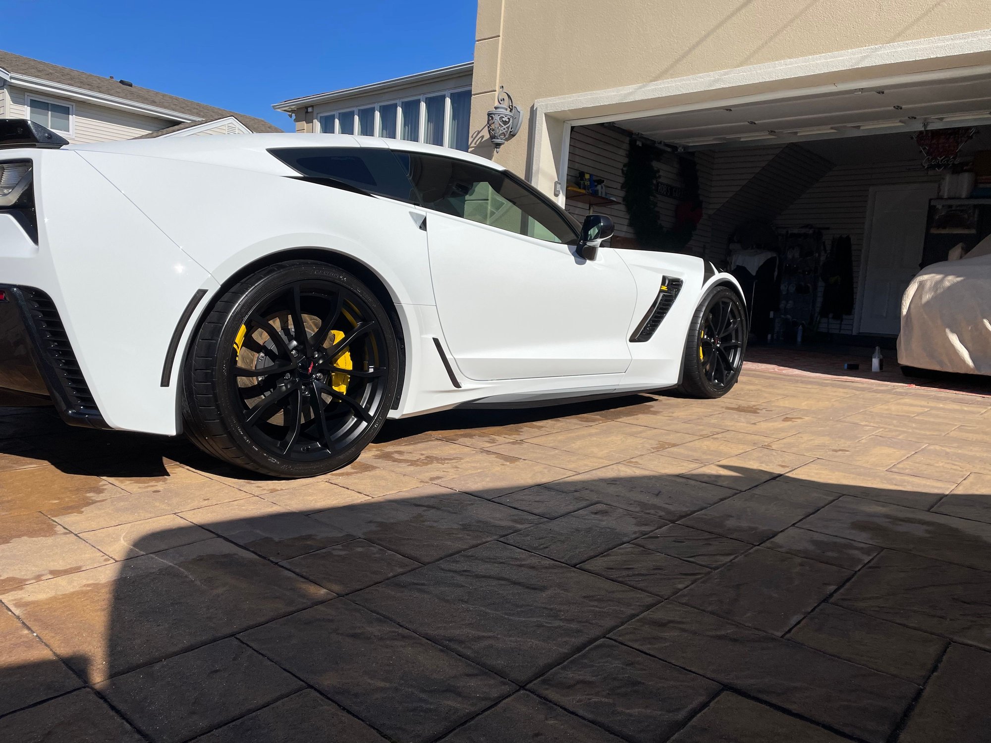 FS (For Sale) Satin black cup wheels and tires with tps - CorvetteForum ...