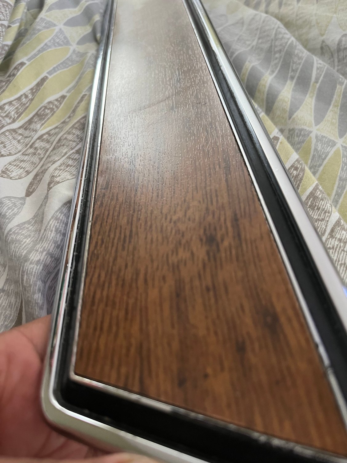 FS (For Sale) 1970-1976 Wood Panel Door Insert, Chrome Trim and Door ...