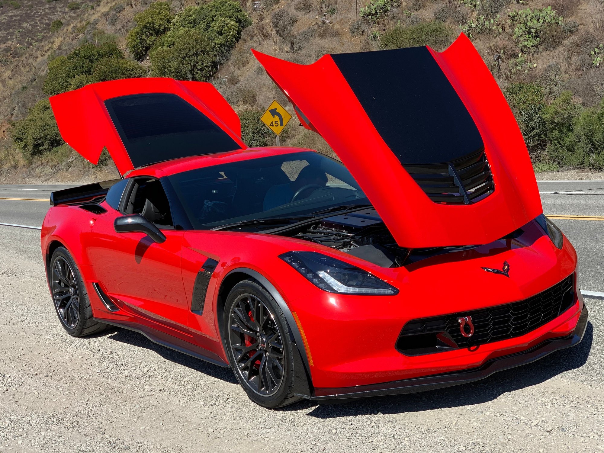 Red corvette gets Trump's hot babes models - CorvetteForum - Chevrolet ...