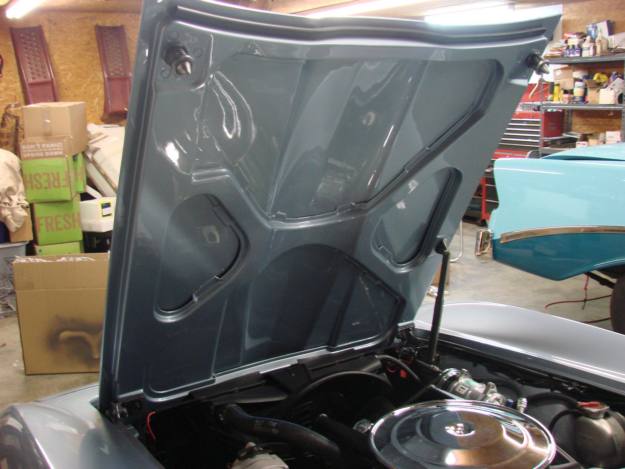 Anyone paint the engine bay the body color? - CorvetteForum - Chevrolet ...