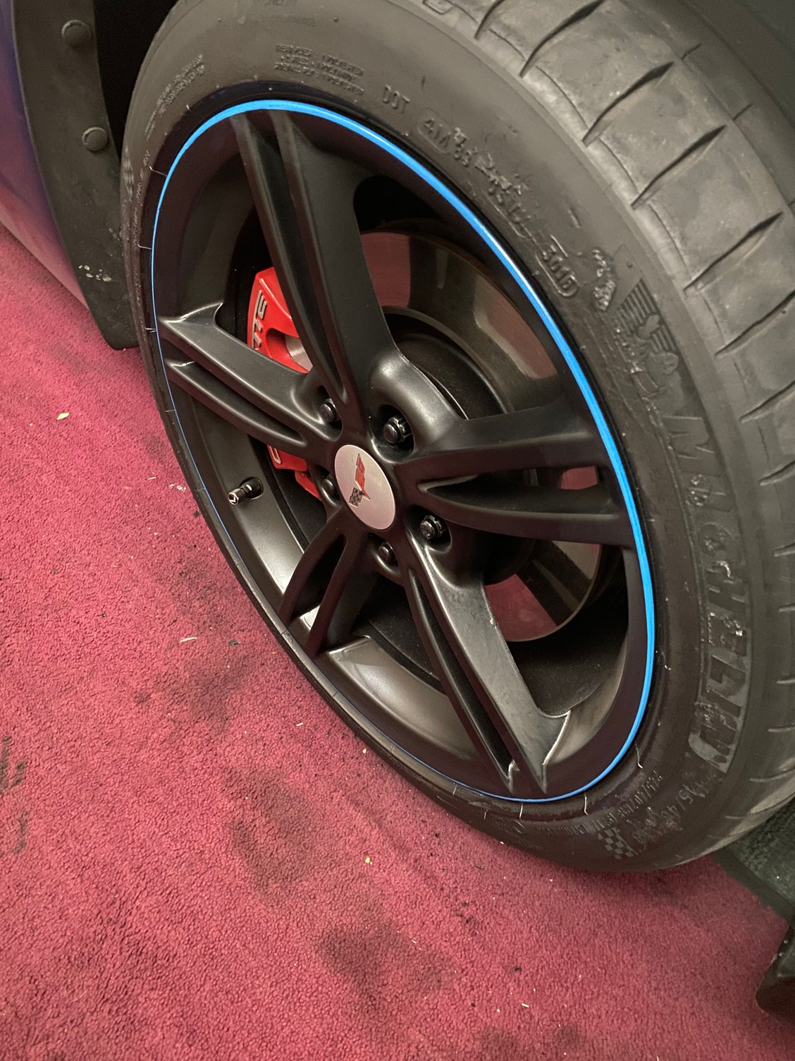 Just finished pin striping my wheels, good project - CorvetteForum ...