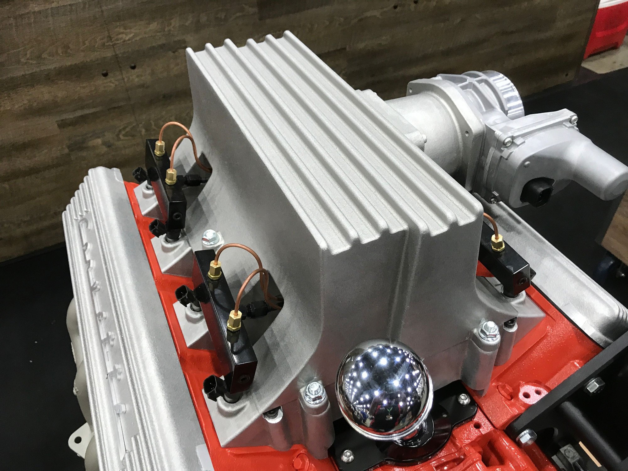 LS motor with fake old school fuelie unit - CorvetteForum - Chevrolet ...