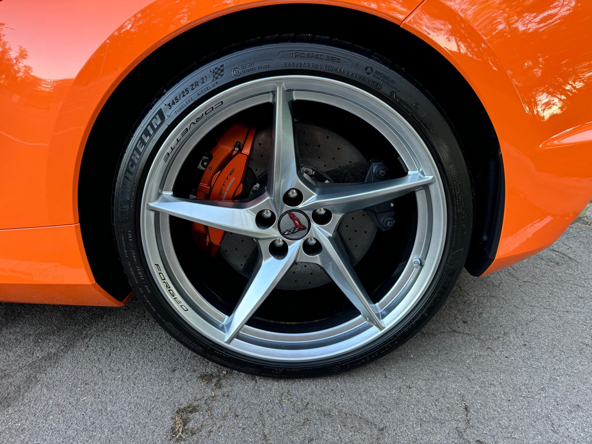 2024 Corvette Eray 3LZ - First Orange Eray Ever Made - CorvetteForum ...