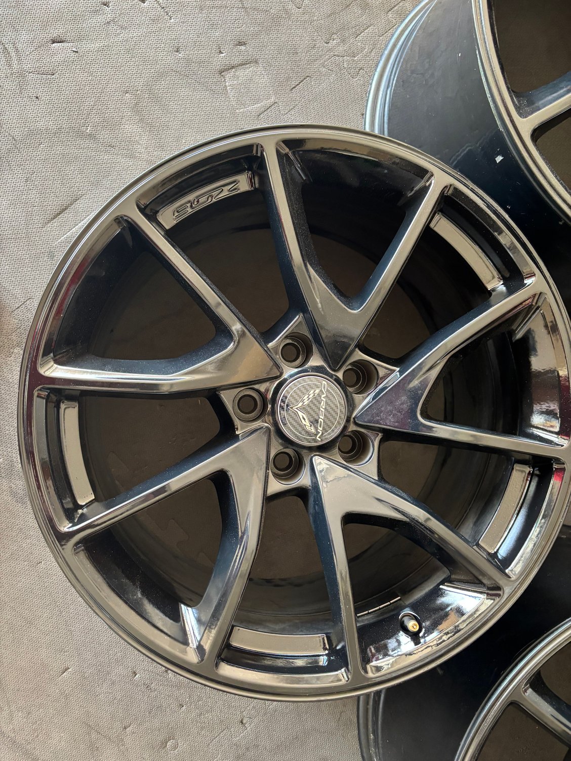 FS (For Sale) Gloss Black Z06 Rims - CorvetteForum - Chevrolet Corvette ...