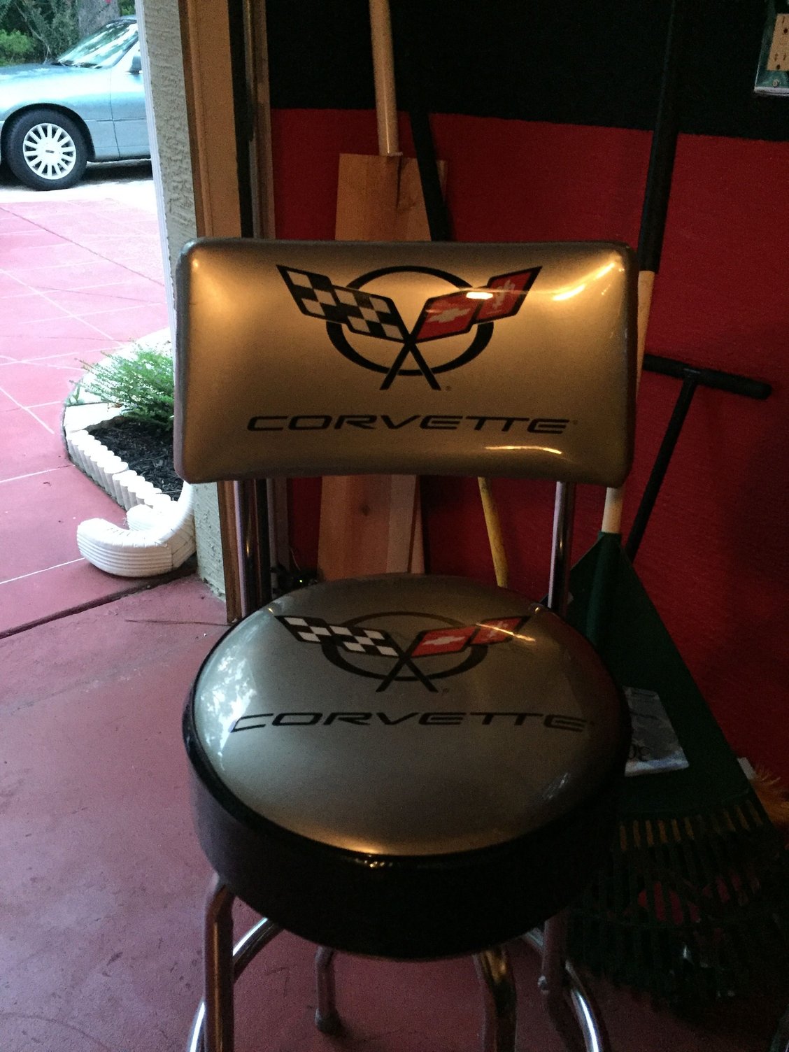 Corvette bar stools and bistro/cafe table - CorvetteForum - Chevrolet ...