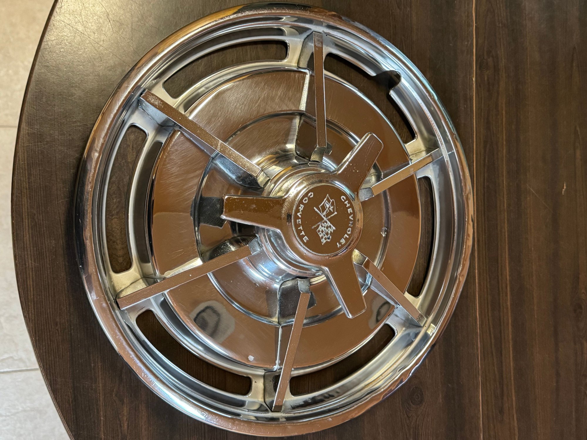 FS (For Sale) 1963 CORVETTE HUBCAPS Wheel Covers ORIGINAL SET OF 4 w ...