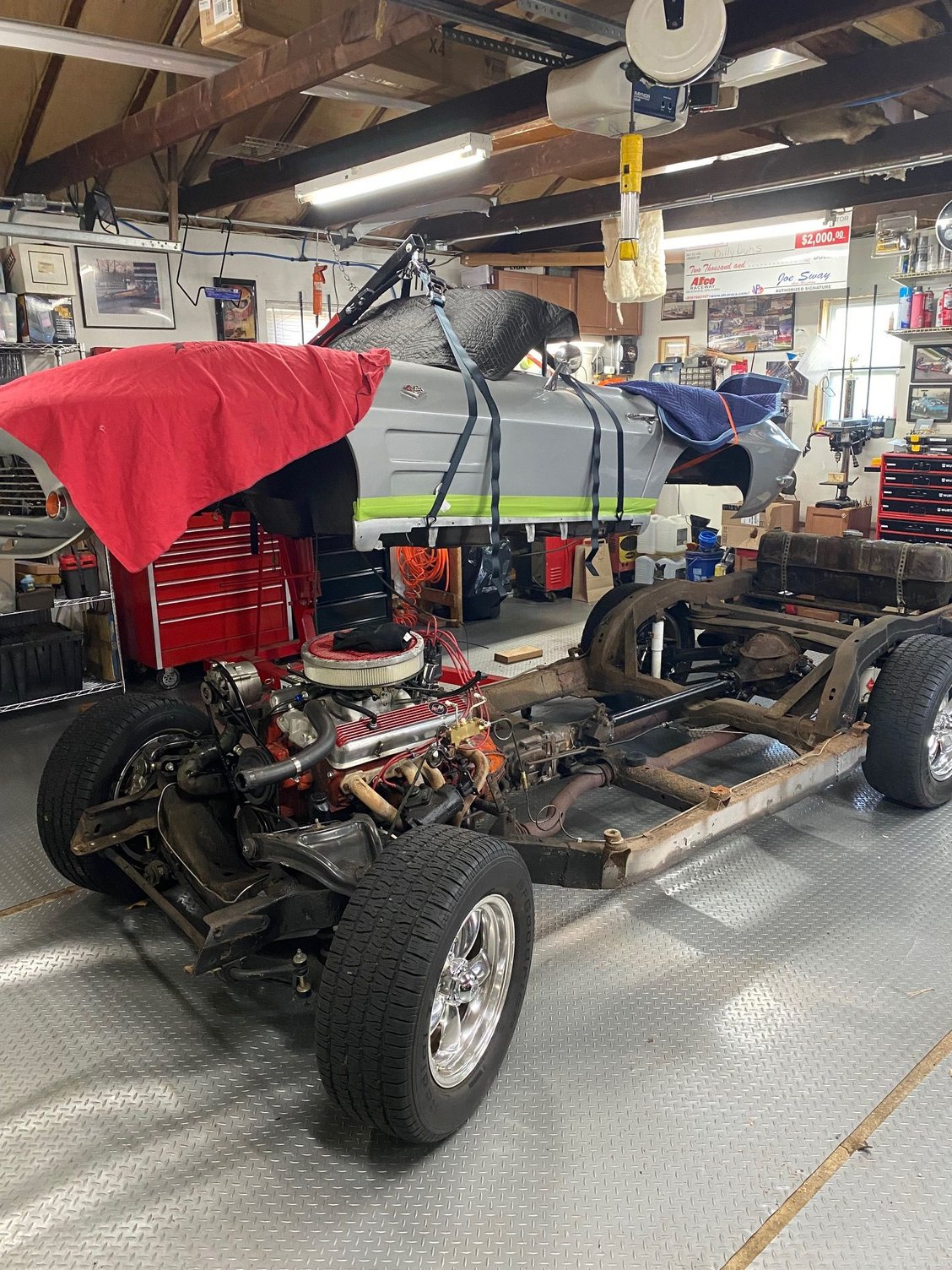 Lifting a body off of my C2 Corvette - CorvetteForum - Chevrolet ...