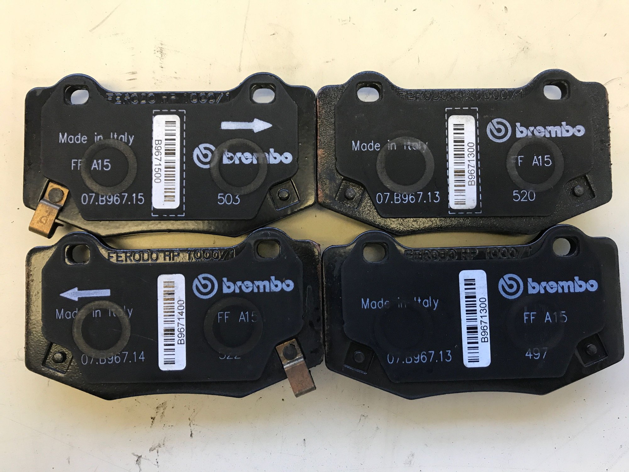 FS (For Sale) Brembo Brake Pads Take Offs - CorvetteForum - Chevrolet ...
