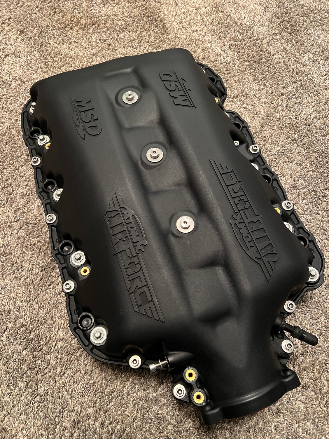 FS (For Sale) MSD Atomic Airforce LT1 Intake Manifold; Black Logo ...