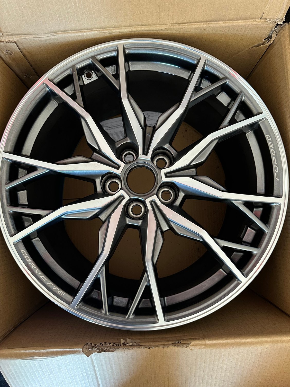 FS (For Sale) 19-Inch Front 20-Inch-Rear 20-Spoke Bright Machined Face ...