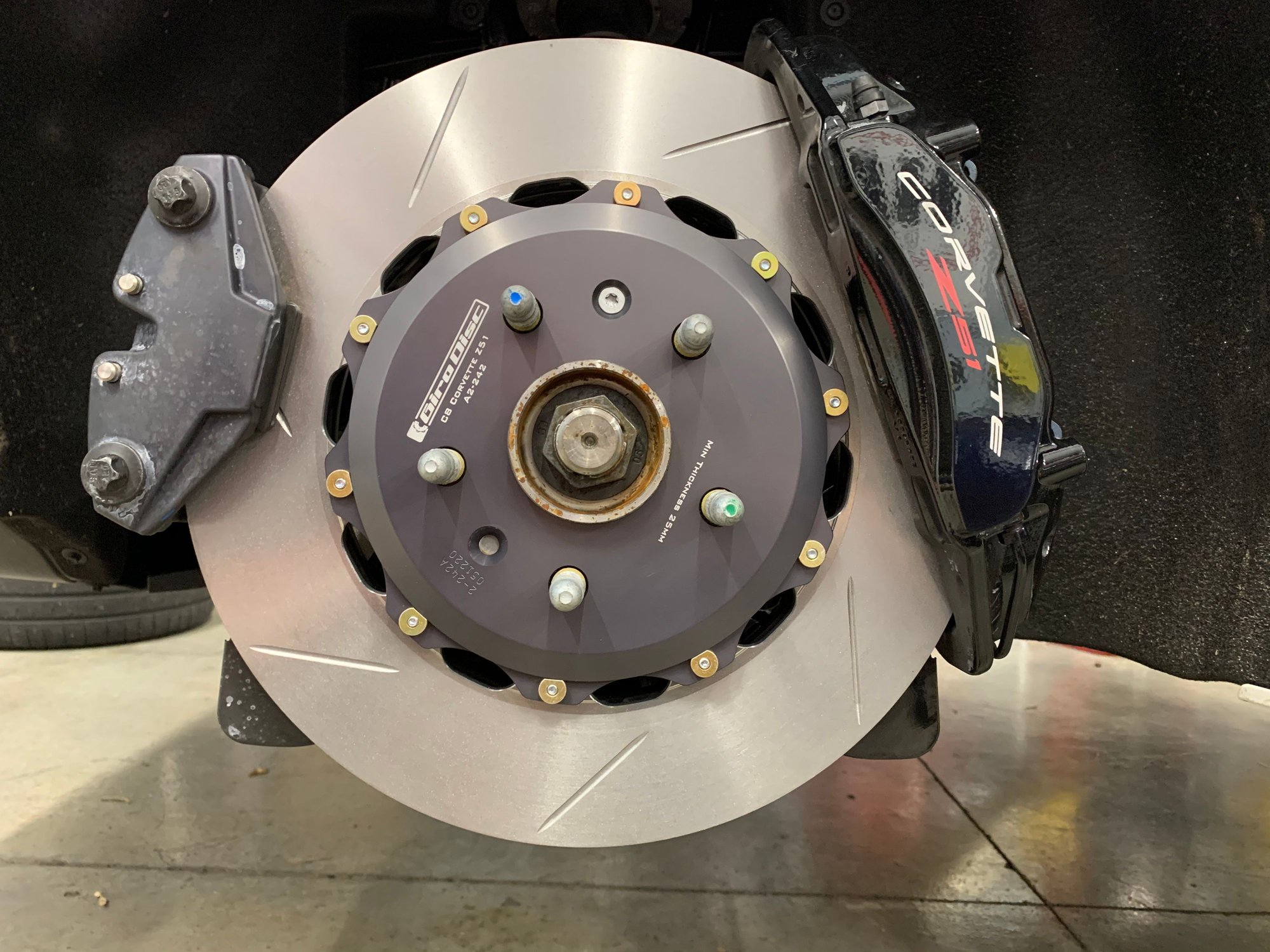 Girodisc Rotors and new race pads for the C8 Z51 at KNS Brakes ...
