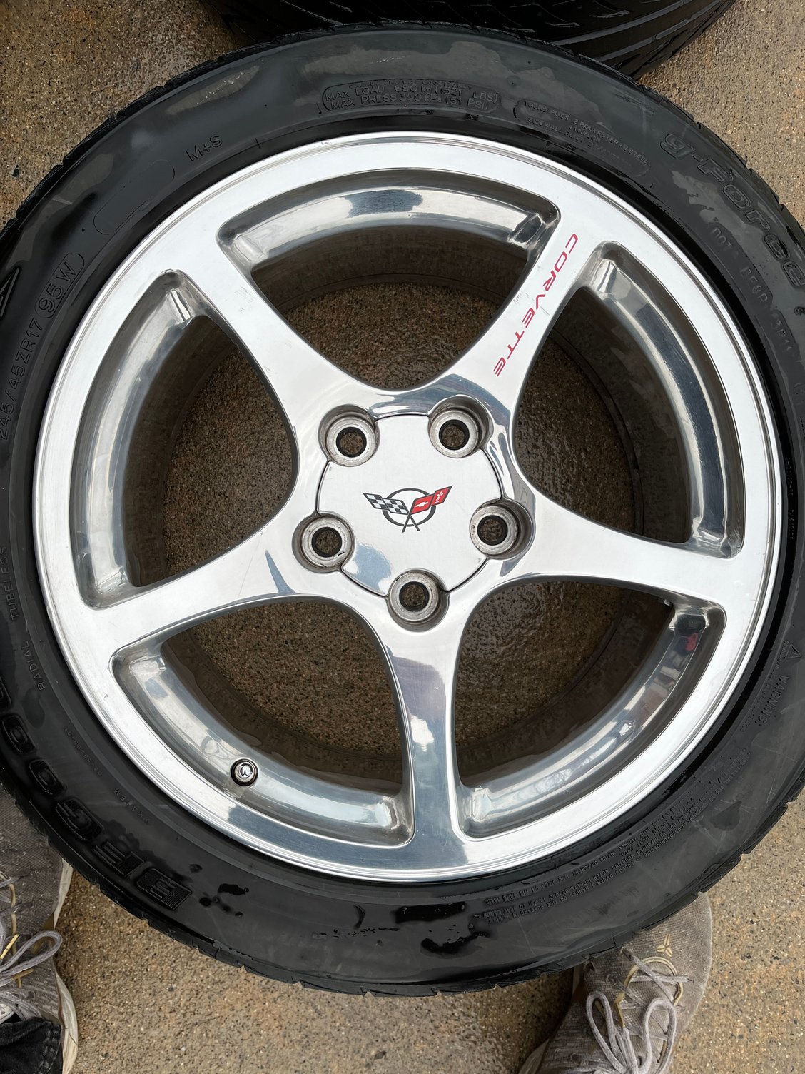 FS (For Sale) OEM 5 Spoke Wheels - CorvetteForum - Chevrolet Corvette ...