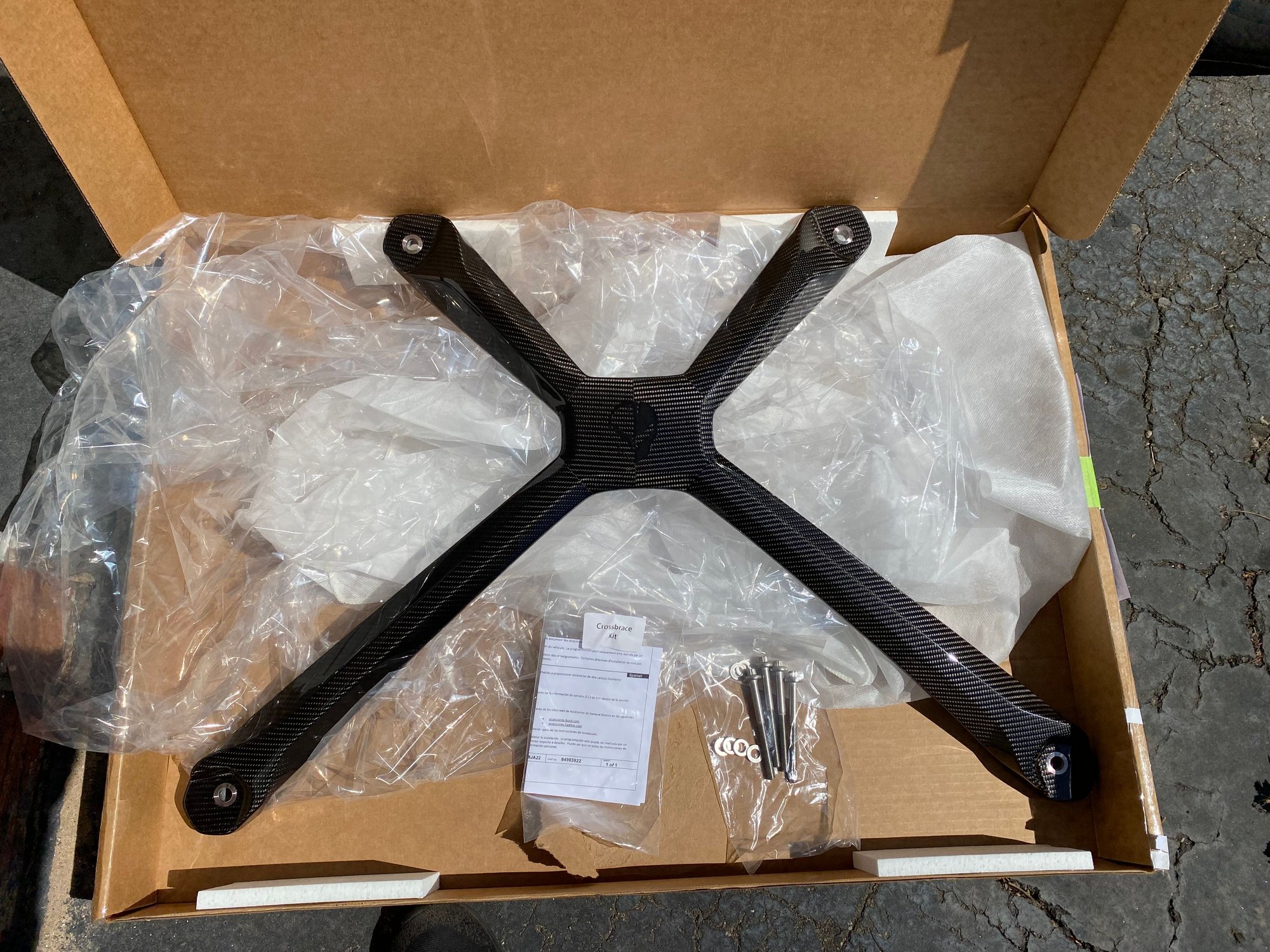 FS (For Sale) Engine Cross Brace in Visible Carbon Fiber with Jake Logo ...