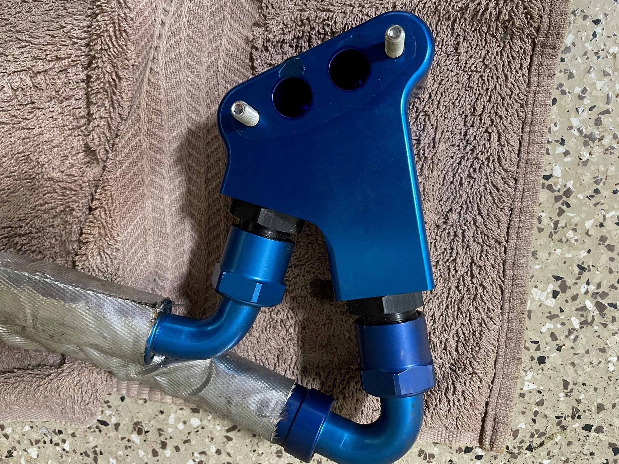 FS (For Sale) Katech LS Billet Oil Cooler Adapter / Hoses (cut) / Oil ...