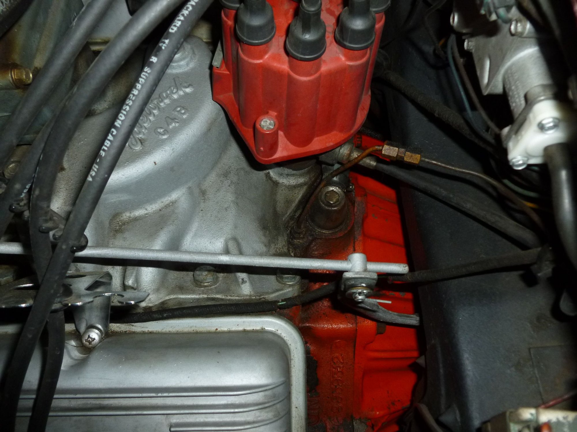 1966 chrome ignition shielding installation - CorvetteForum - Chevrolet ...