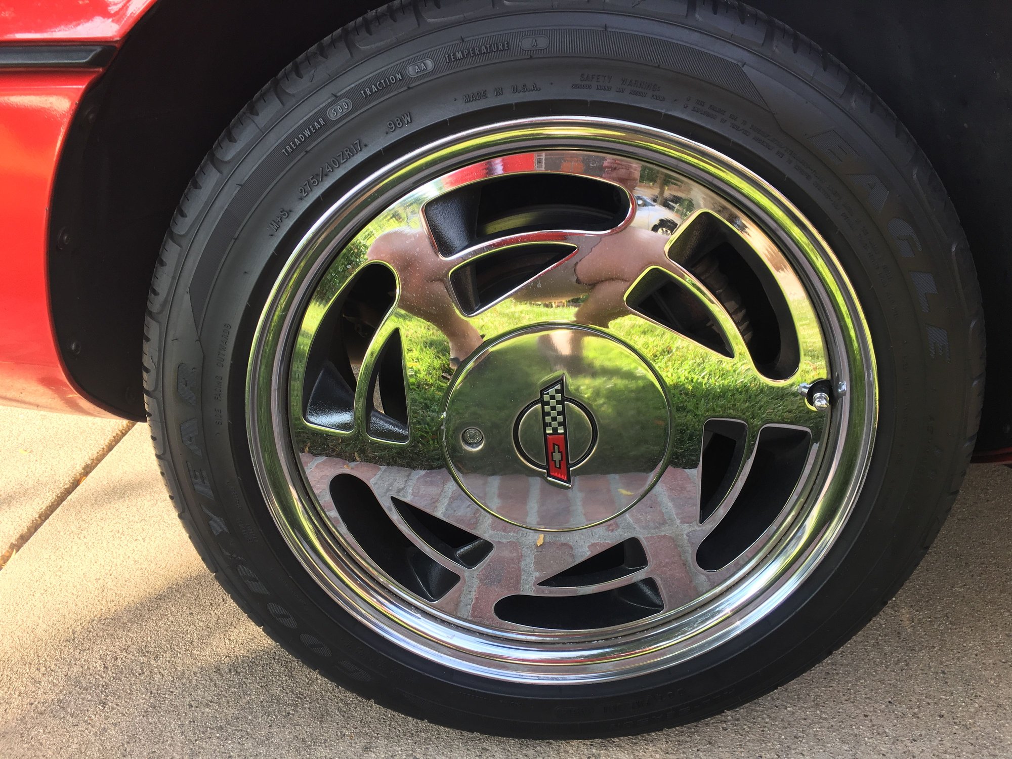 polished chrome wheels on my '90 - CorvetteForum - Chevrolet Corvette ...