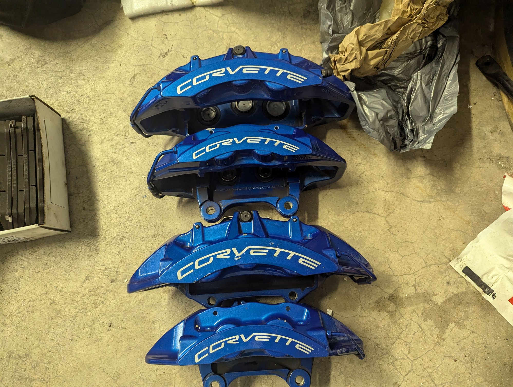 FS (For Sale) AZ: C6 ZR1 Blue Calipers and pads - CorvetteForum ...
